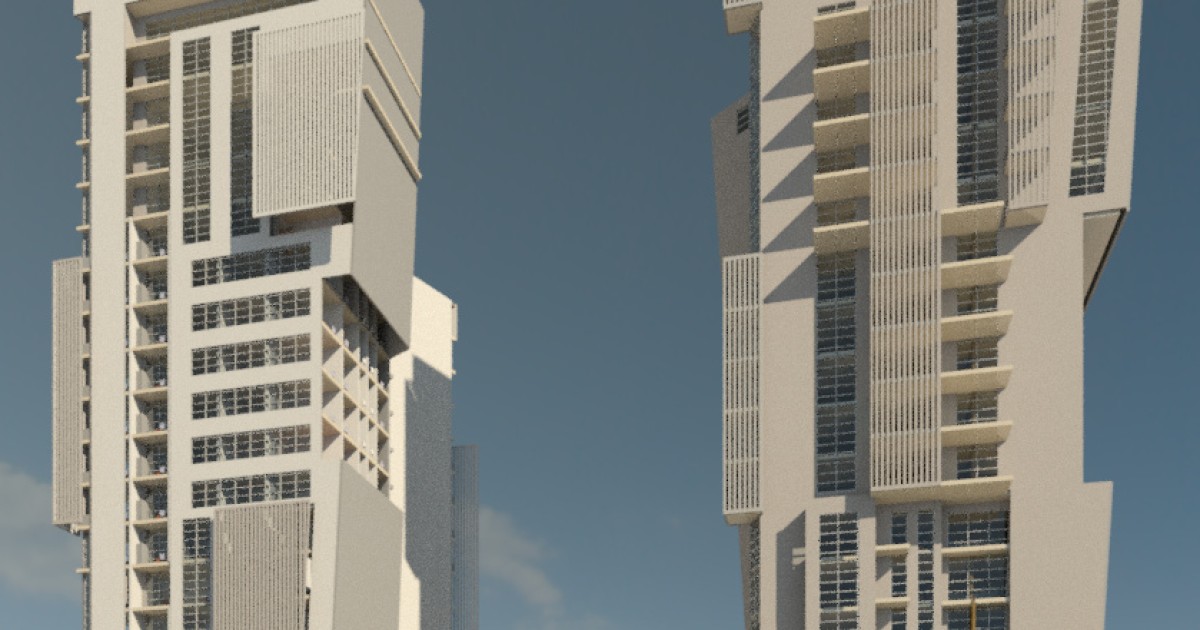 twin tower project | Autodesk Community Gallery