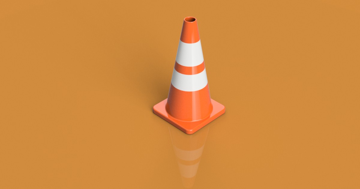 ORANGE traffic cone | Autodesk Community Gallery