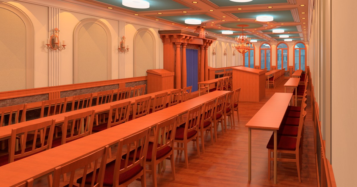 SMALL SYNAGOGUE DESIGN 20' wide interior view | Autodesk Community Gallery