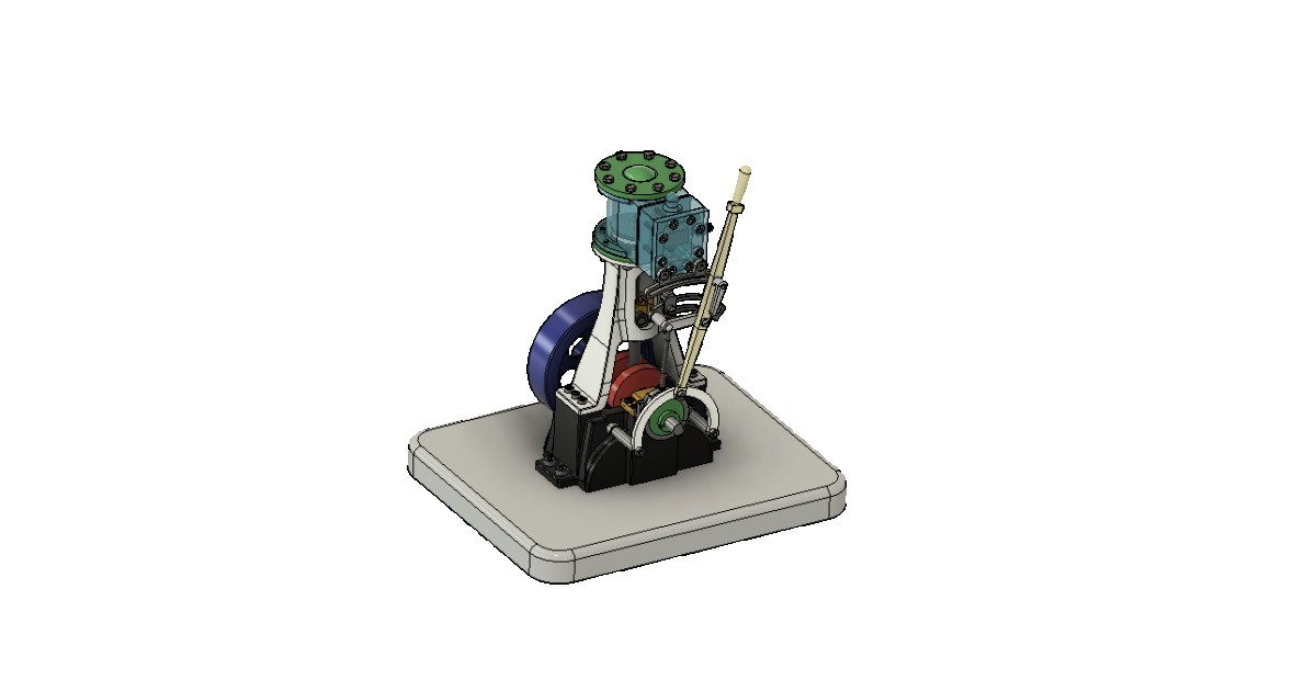 Steam Engine Vertical | Autodesk Community Gallery