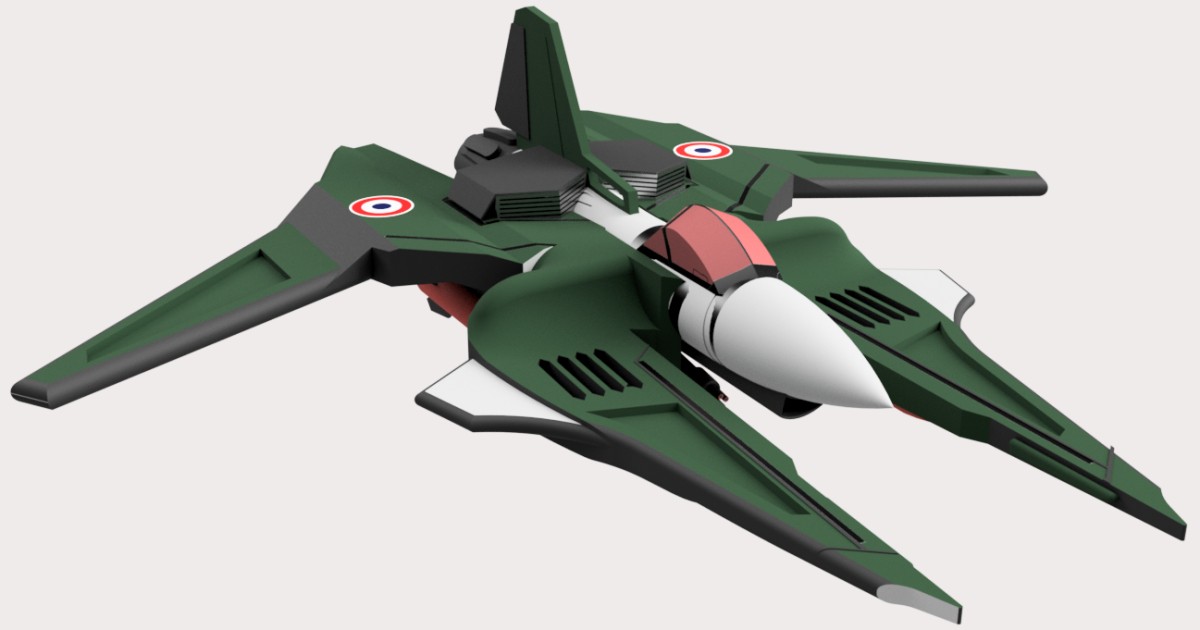 Fighter Jet (Redesigned) | Autodesk Community Gallery