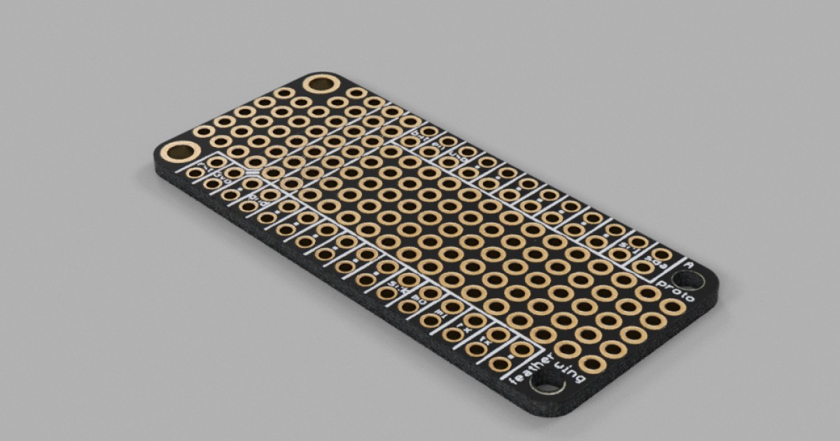 Adafruit Feather Wing Proto | Autodesk Community Gallery