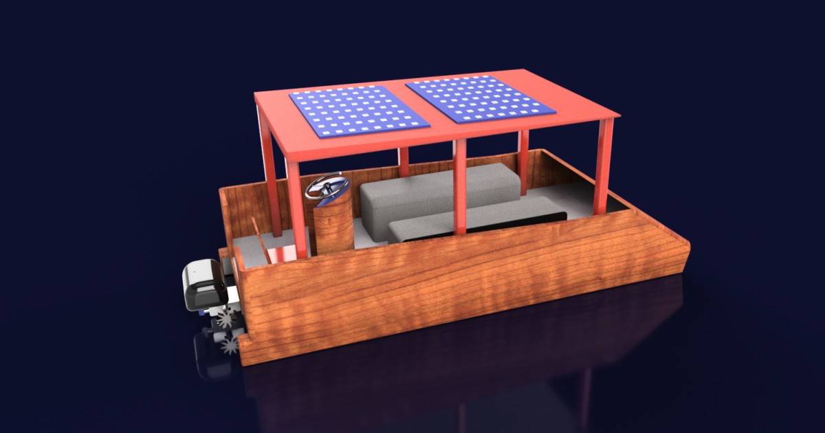 Solar boat | Autodesk Community Gallery