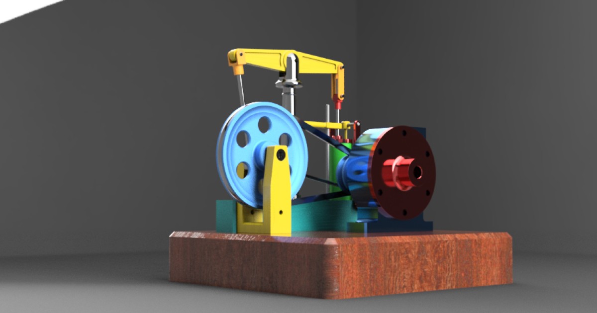 Beam Engine with Centrifugal PumpUntitled project | Autodesk Community ...