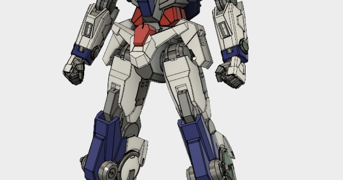 Gundam 00 Seven sword | Autodesk Community Gallery