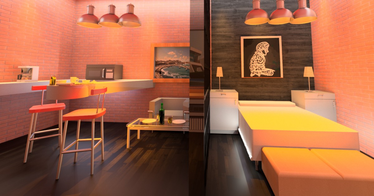 studio for one person | Autodesk Community Gallery