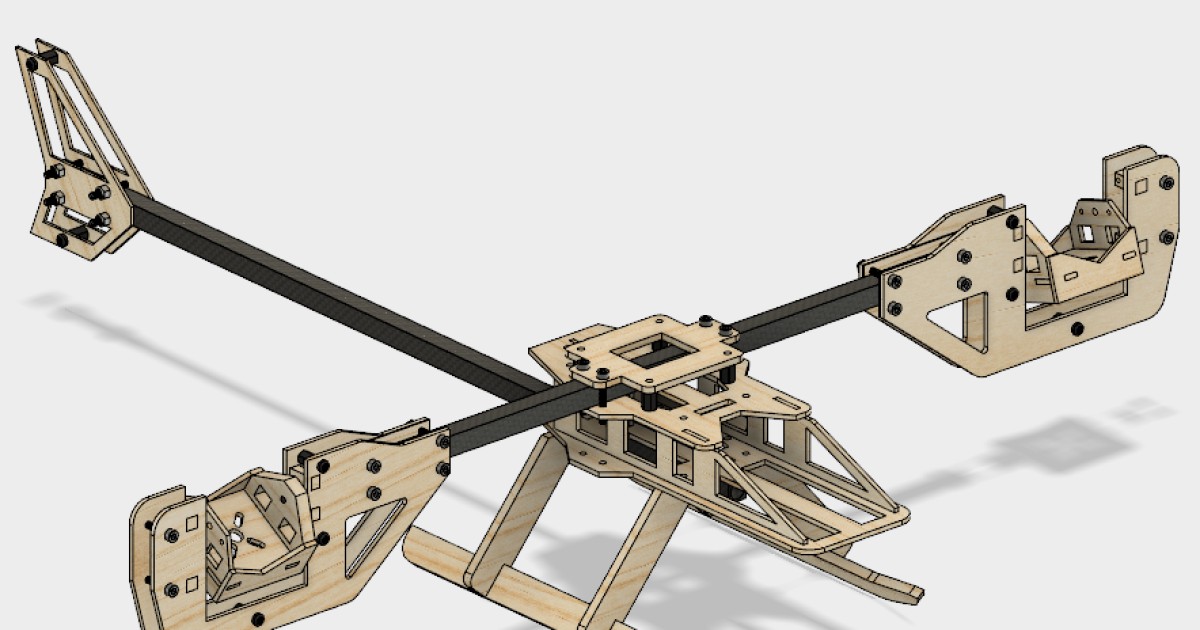 Bi-Copter Frame V2 | Autodesk Community Gallery