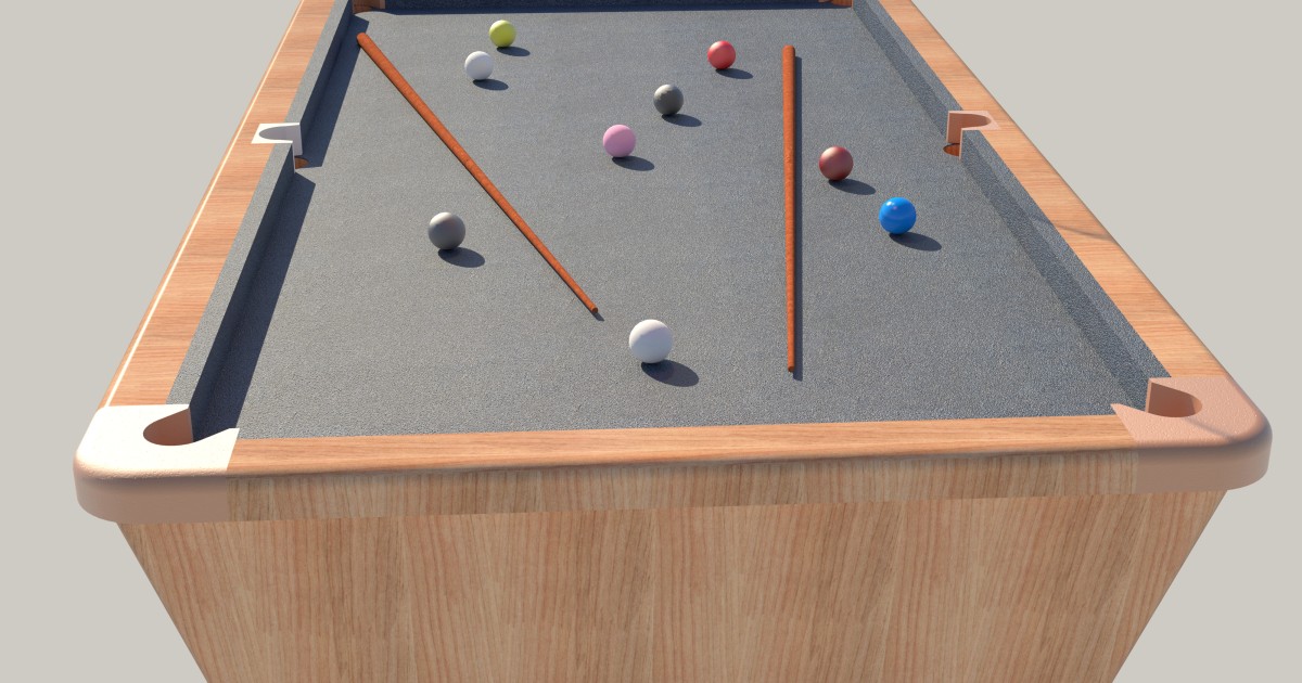 Pool table experiment | Autodesk Community Gallery