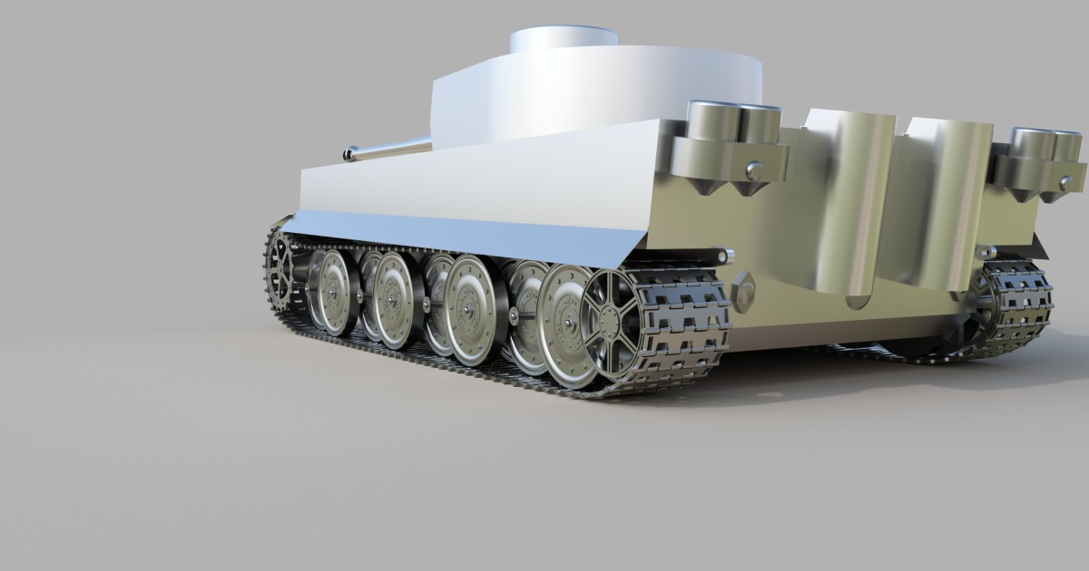Tiger 1 tank model | Autodesk Community Gallery