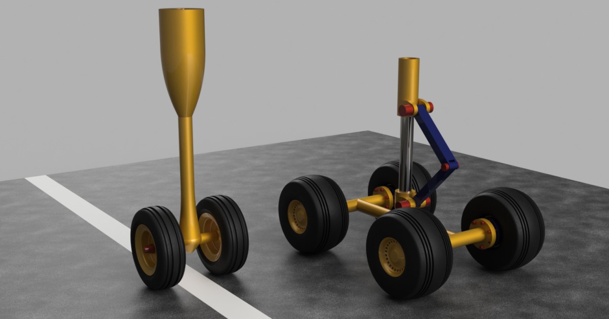 Landing gear design | Autodesk Community Gallery