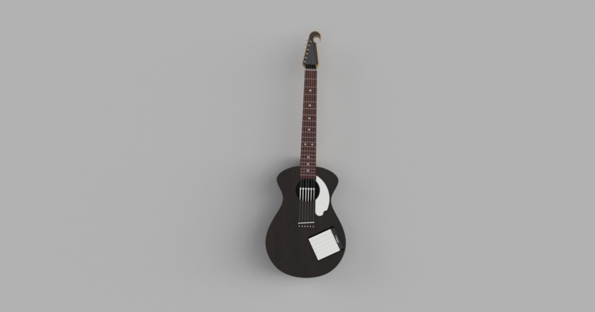 Guitar with keyboard feature | Autodesk Community Gallery