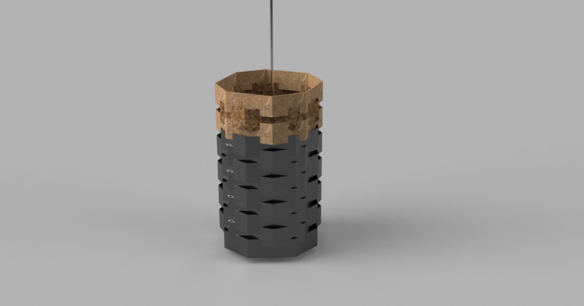 Cardboard Lamp | Autodesk Community Gallery