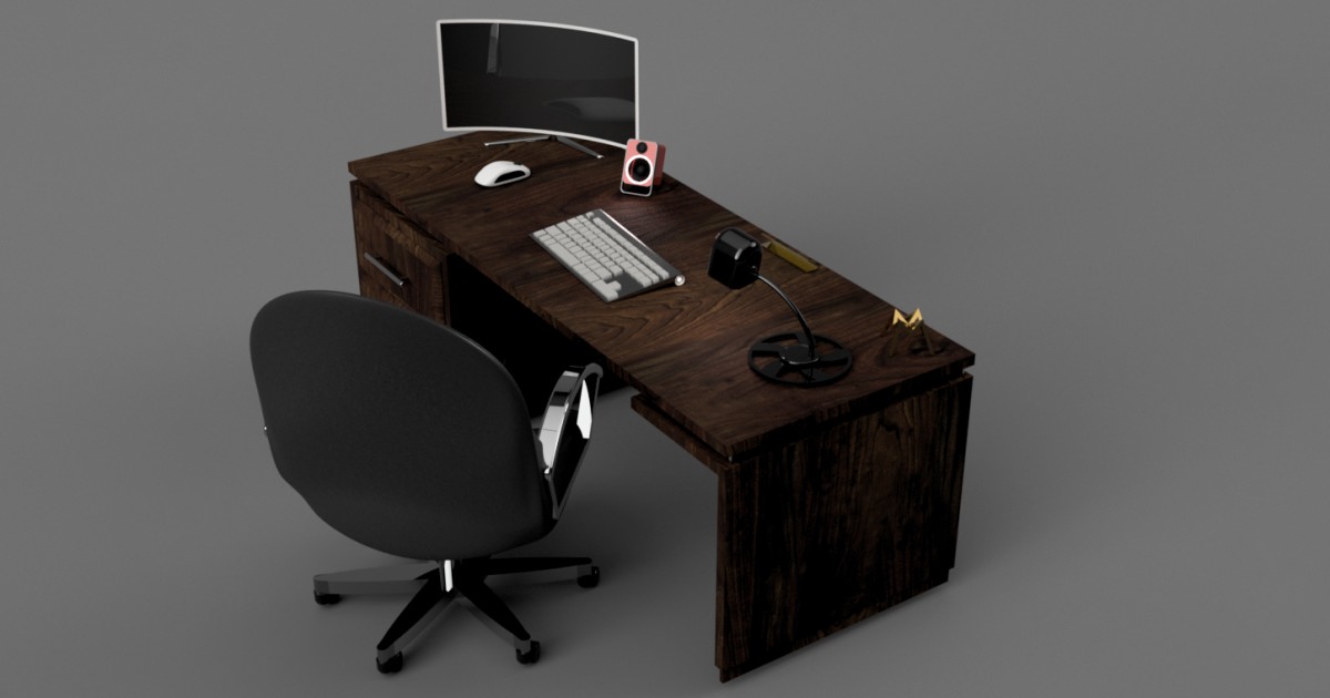 Office Desk | Autodesk Community Gallery