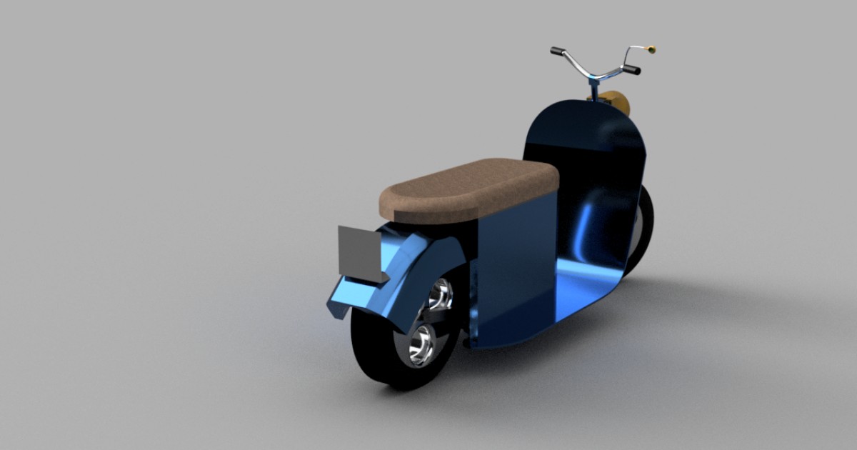 Scooter Motobike | Autodesk Community Gallery