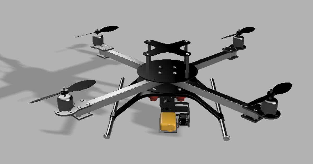 My first project (Quadrotor) | Autodesk Community Gallery