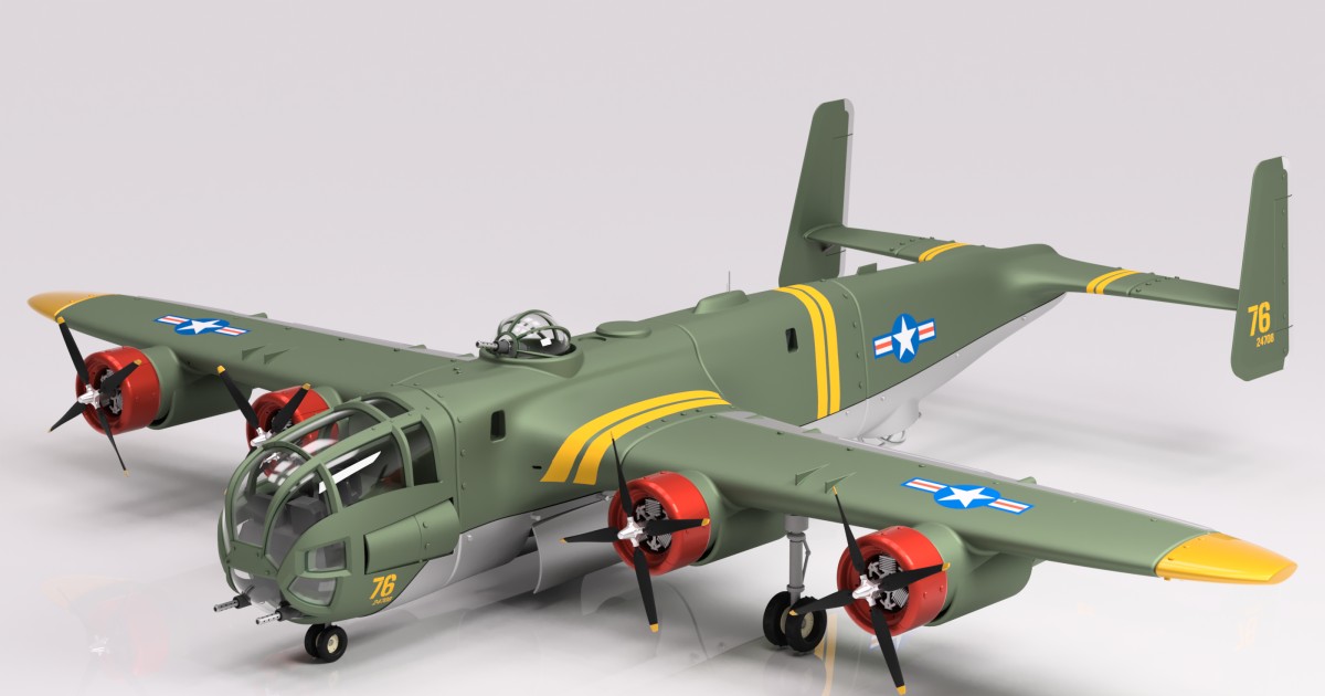 WWII Bomber V2 | Autodesk Community Gallery