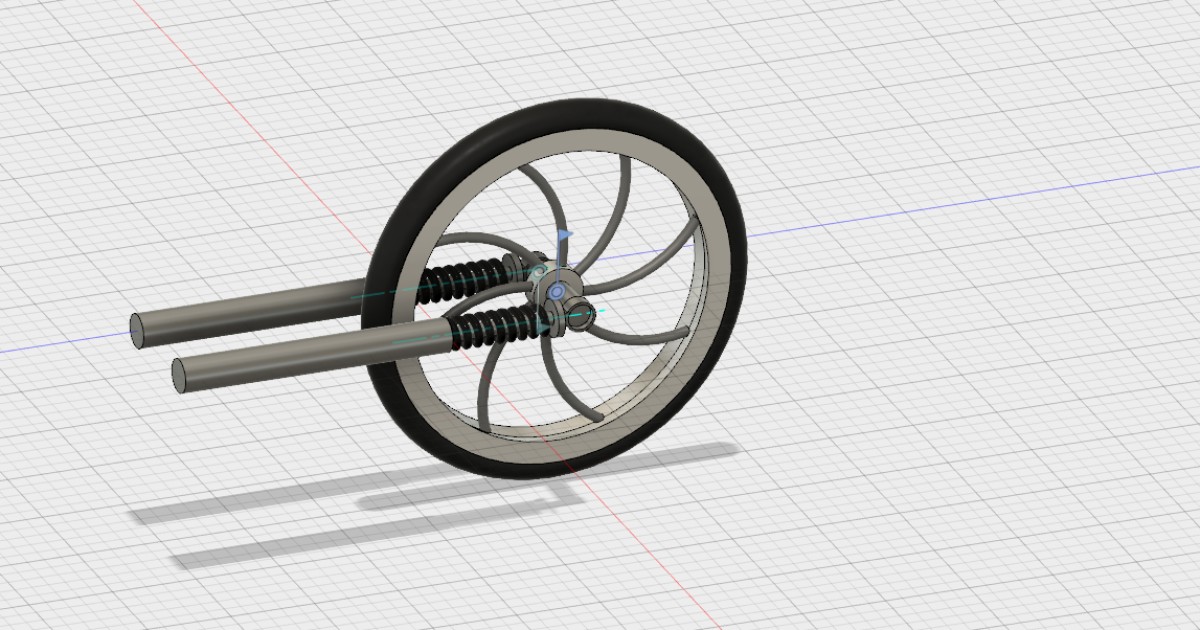 FRONT WHEEL And SUSPENDION | Autodesk Community Gallery