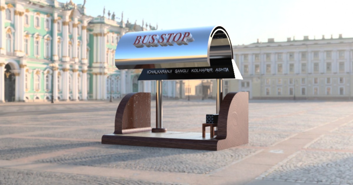 Modern Bus Stand | Autodesk Community Gallery