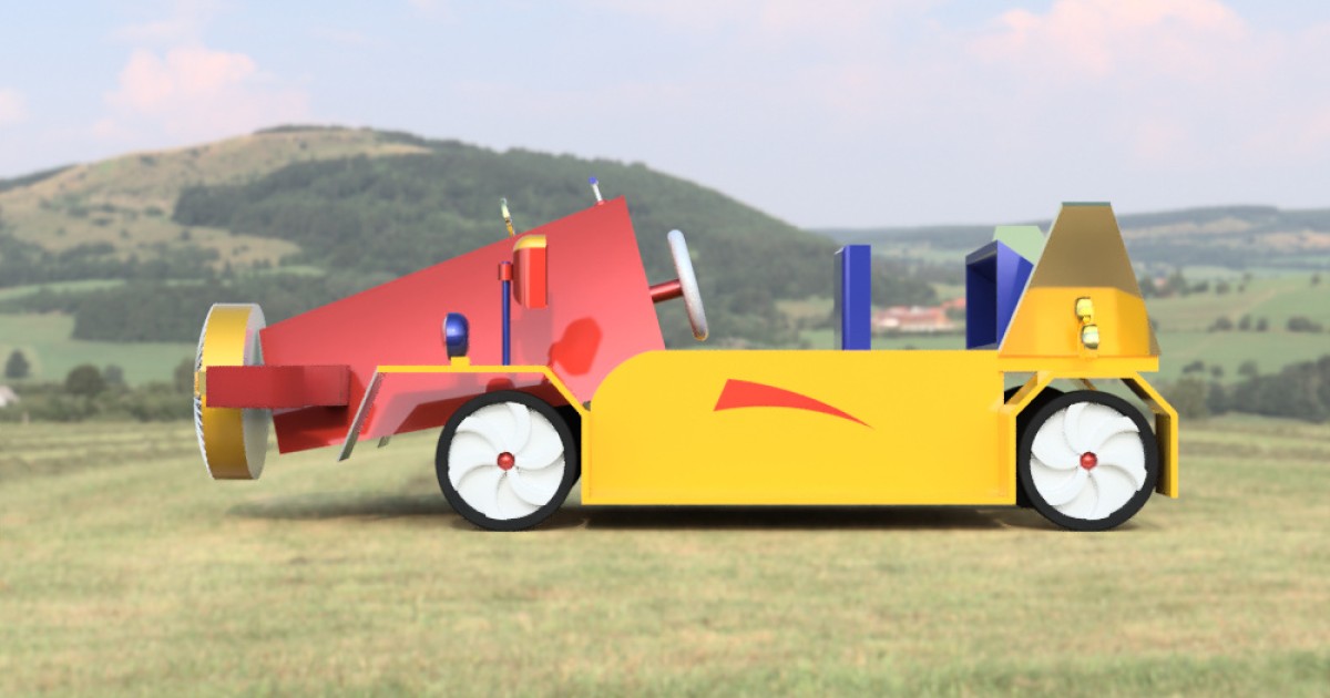 WIND POWERED CAR | Autodesk Community Gallery