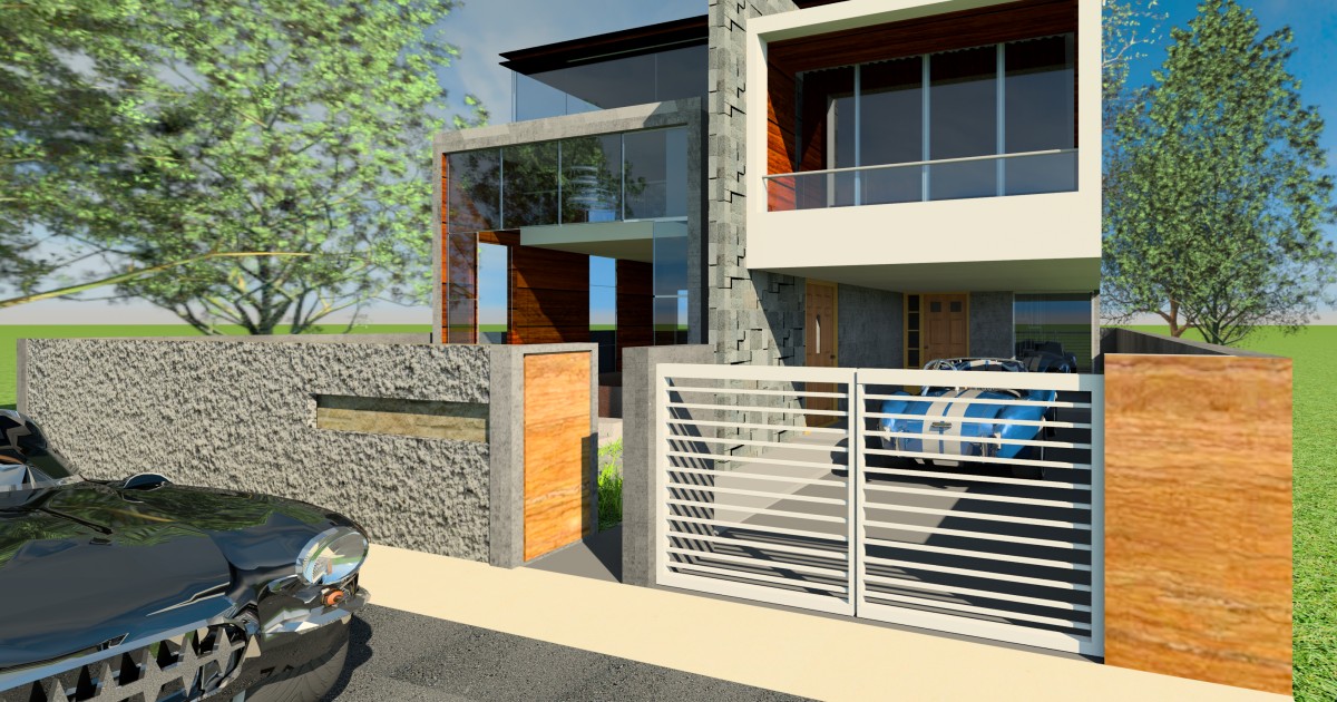 CONTEMPORARY HOUSE | Autodesk Community Gallery
