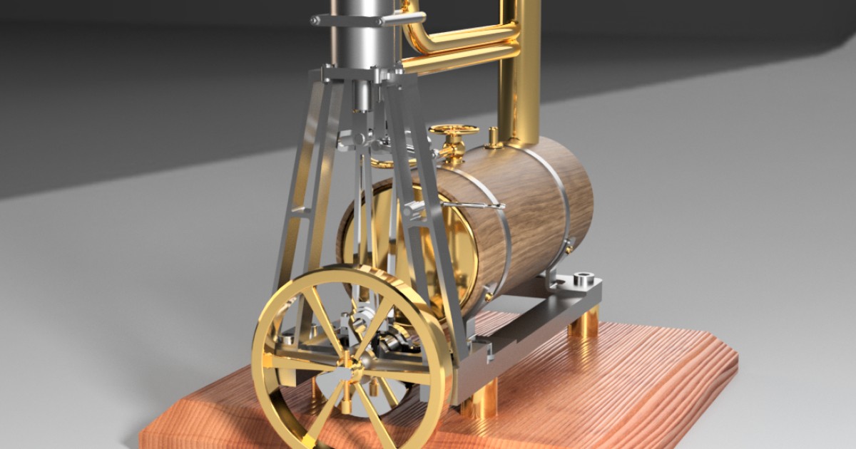 Model Steam Engine | Autodesk Community Gallery