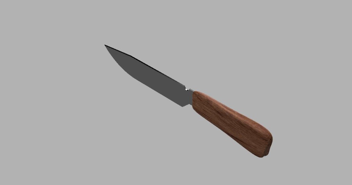 Simple Wooden Knife | Autodesk Community Gallery