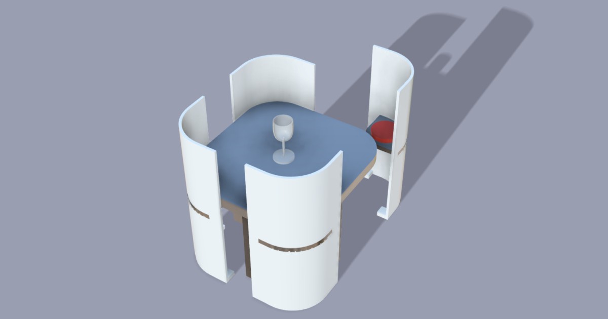 Compact Dining Table | Autodesk Community Gallery