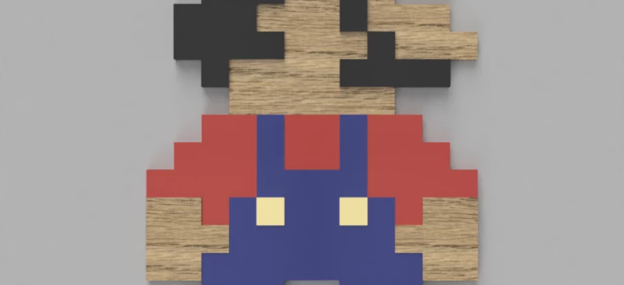 8 Bit 3d Mario | Autodesk Community Gallery