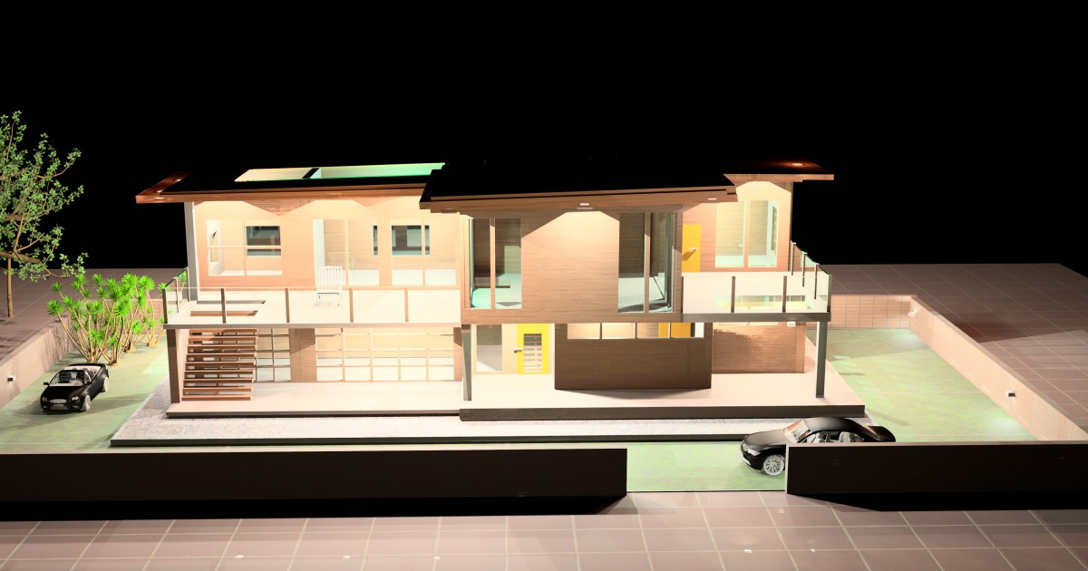 Night view home | Autodesk Community Gallery