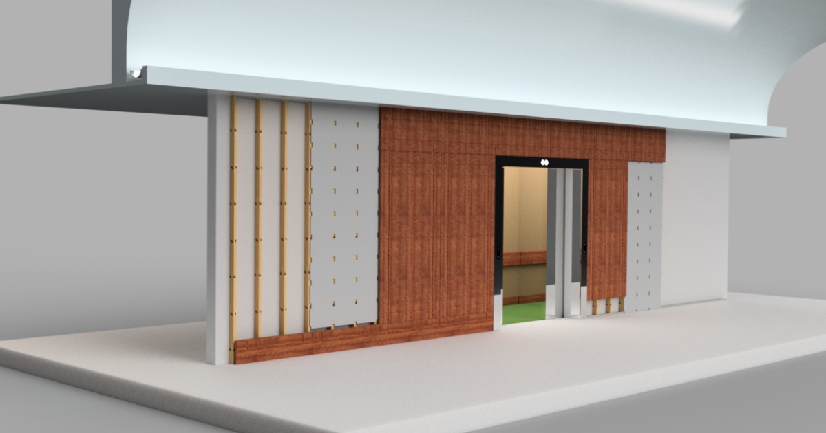 Elevator Lobby under construction | Autodesk Community Gallery