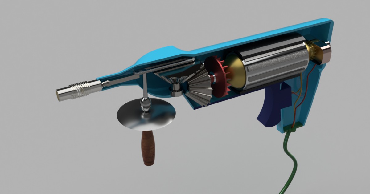 Electric Nail striking gun | Autodesk Community Gallery