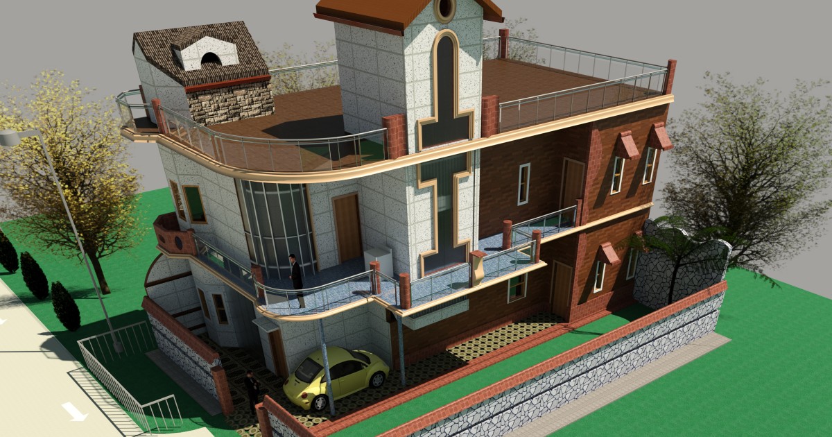 RESIDENTIAL HOME (REVIT) | Autodesk Community Gallery