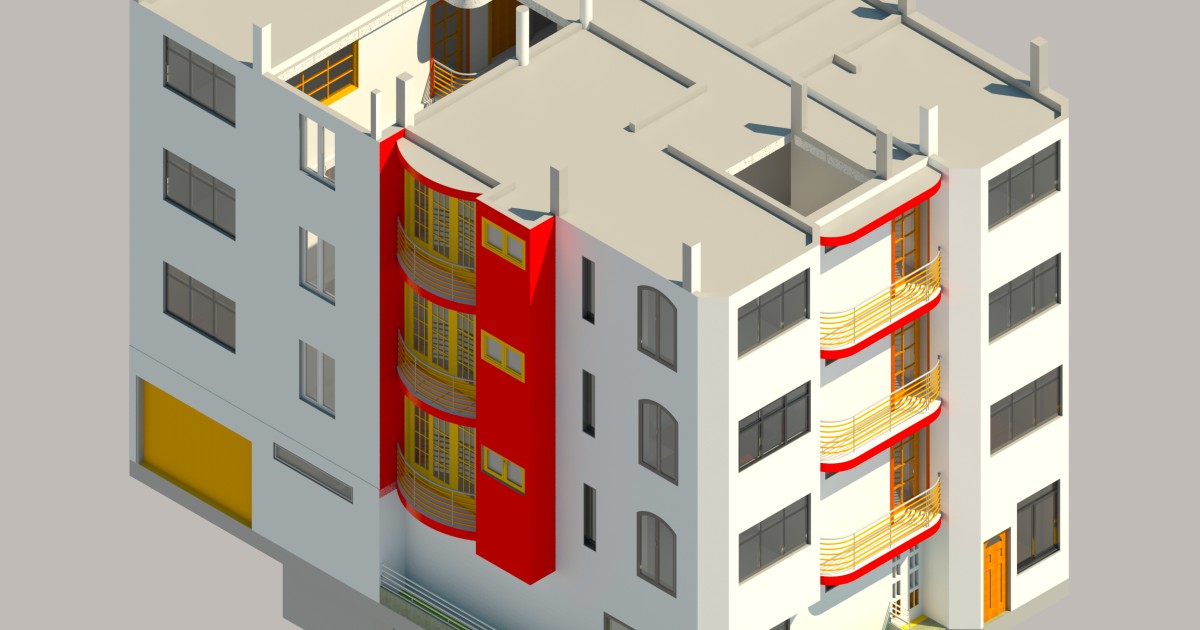 proyecto multifamiliar ubicado en los portales de Huanchaco Trujillo - La libertad | Autodesk ...