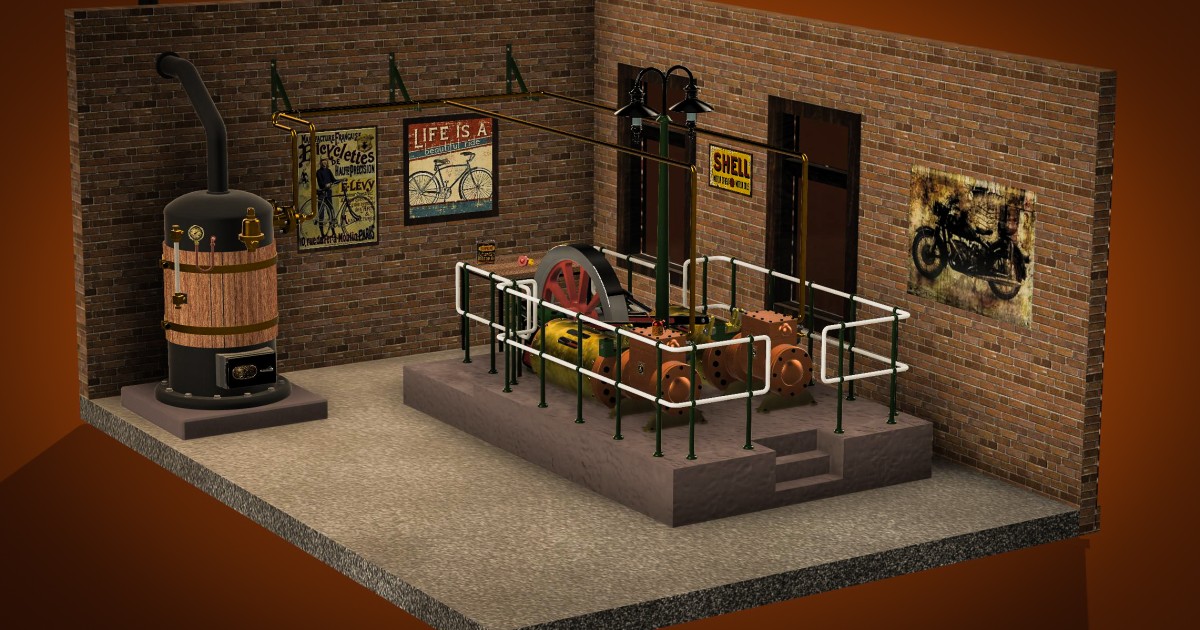 Dual Steam Engine | Autodesk Community Gallery