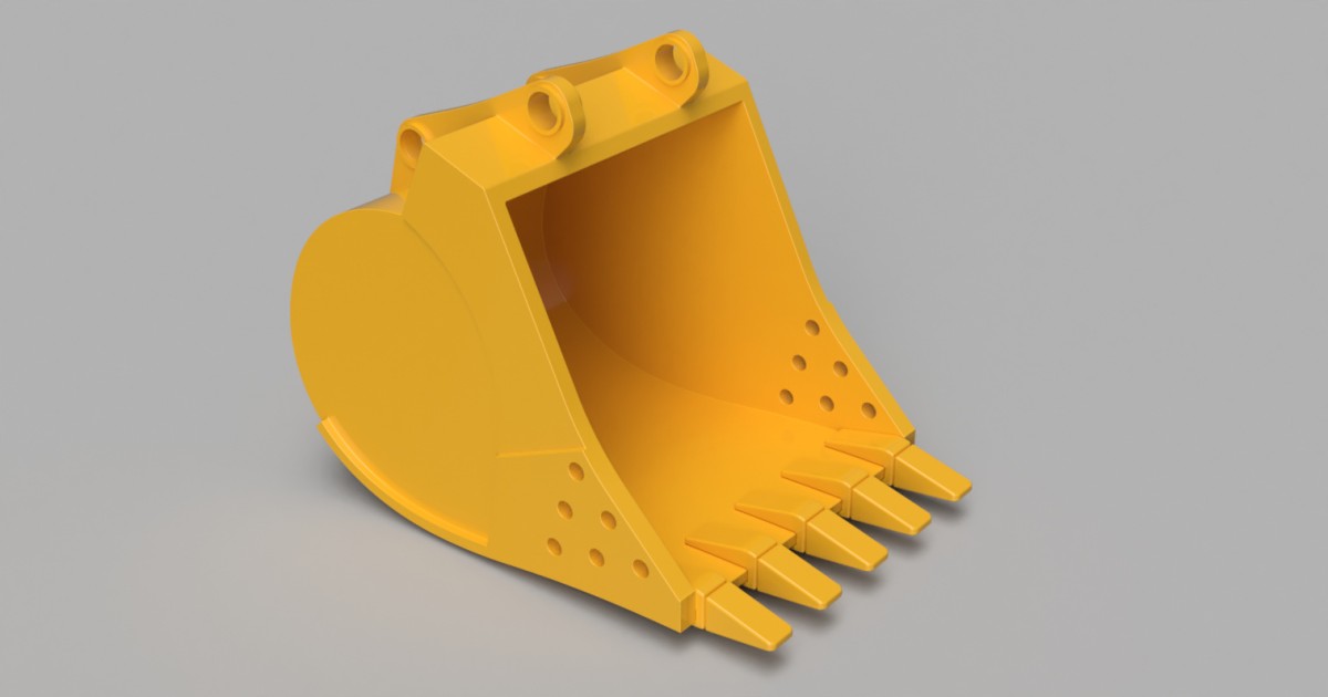 1:50 Scale Excavator Bucket | Autodesk Community Gallery