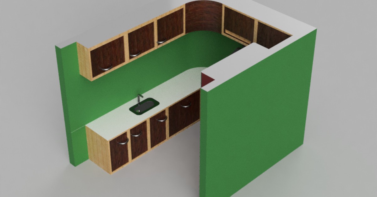 Modular Kitchen | Autodesk Community Gallery