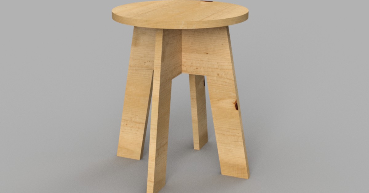 Banco de Madera Curso Fusion 360 | Autodesk Community Gallery