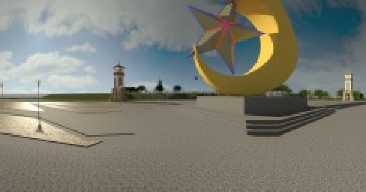 Panorama View - DATARAN DAN ARCA BULAN BINTANG, ISTANA BUKIT SERENE ...