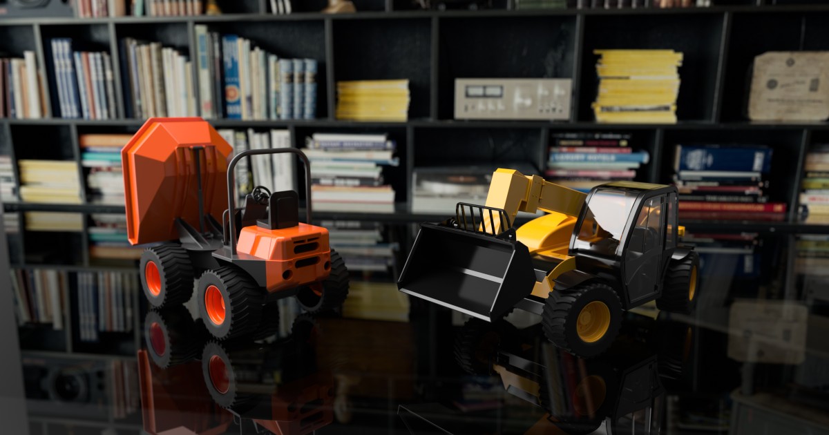 CAT TELEHANDLER toy | Autodesk Community Gallery