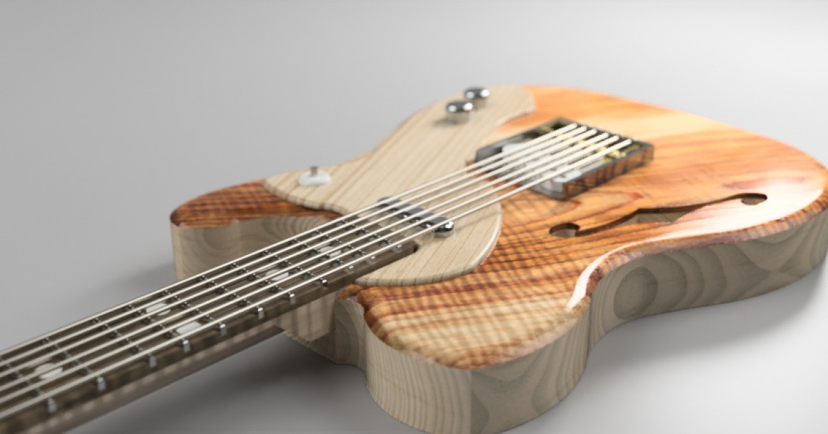 thinline semi hollow telecaster project | Autodesk Community Gallery