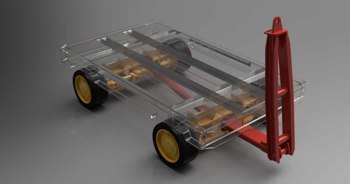 Four-wheel Steering Trailer / Trolley | Autodesk Community Gallery