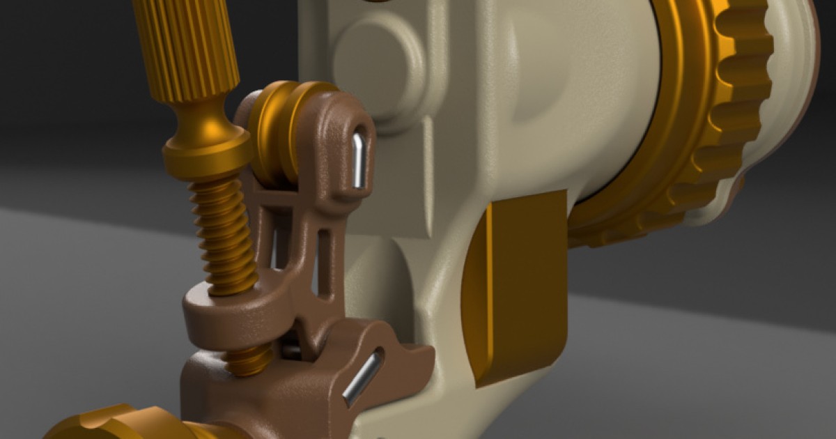 3d printed and cnc tattoo machine | Autodesk Community Gallery