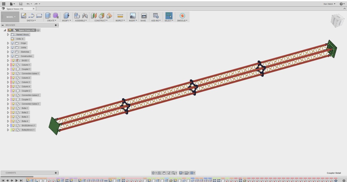 SIMSOLID analysis of a complex truss assembly | Autodesk Community Gallery