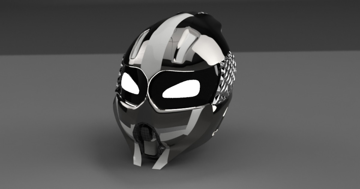 Alien warrior helm | Autodesk Community Gallery