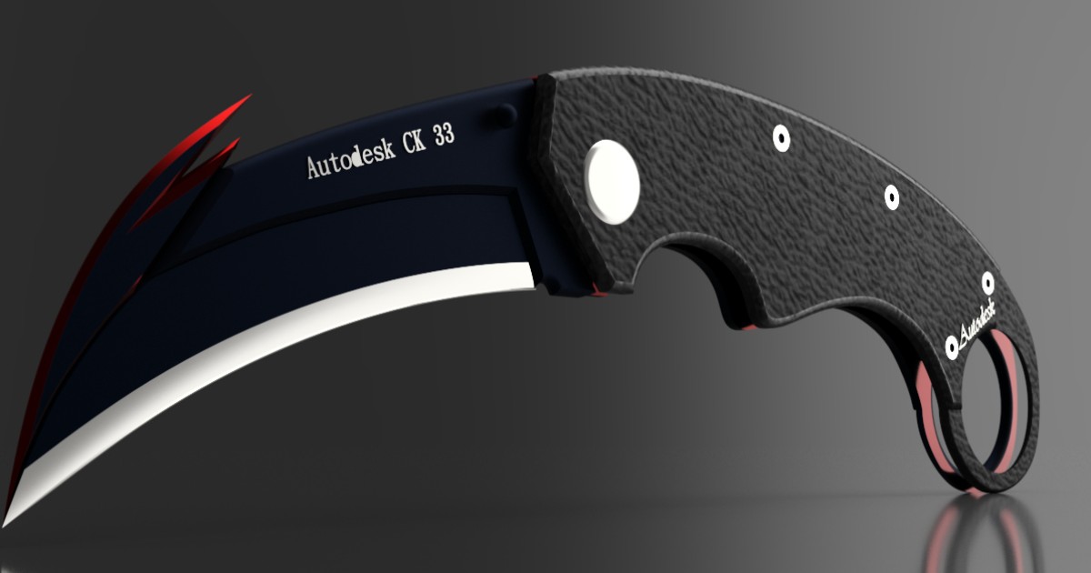 Karambit Knife | Autodesk Community Gallery