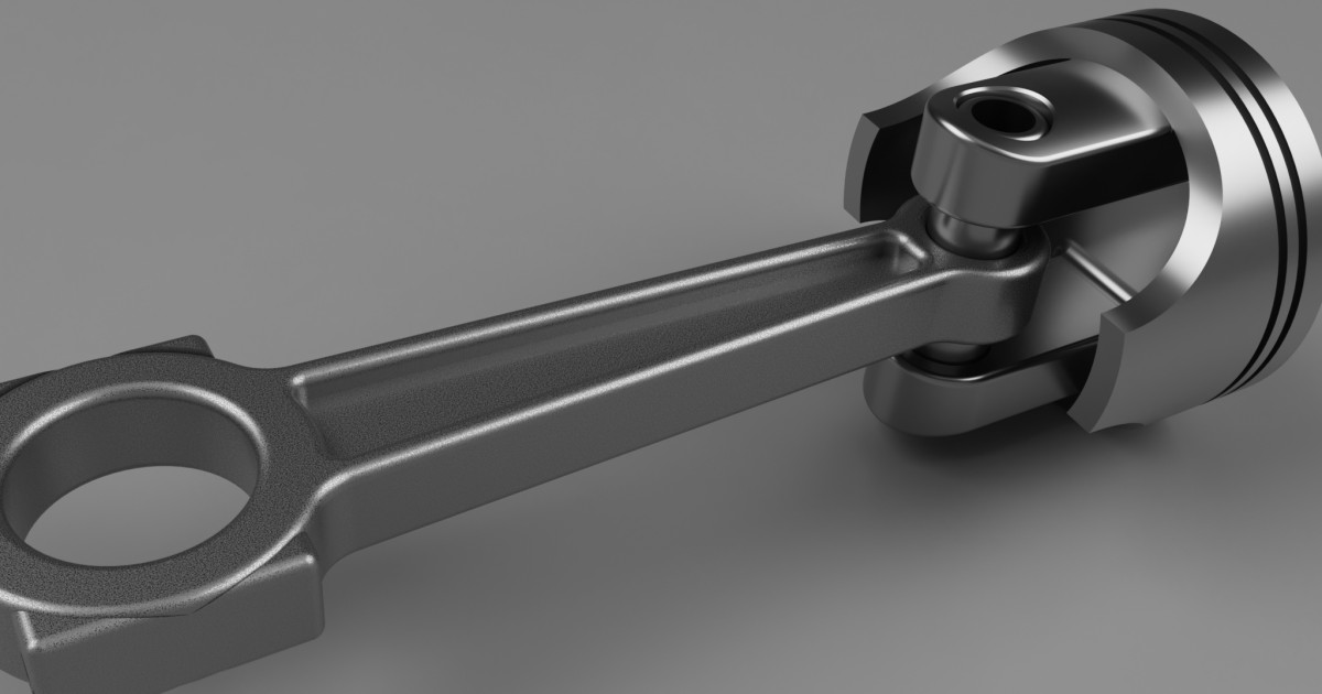 ENSAMBLE (PISTÓN, BULÓN Y BIELA) | Autodesk Community Gallery