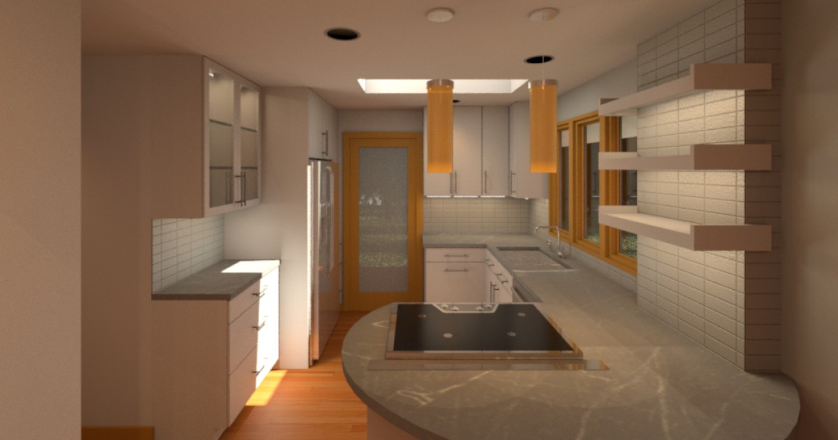 Lakefront Cottage Kitchen | Autodesk Community Gallery