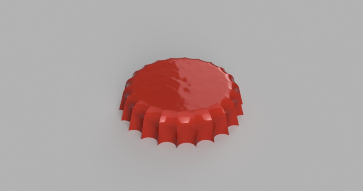 Bottle Cap Autodesk Community Gallery