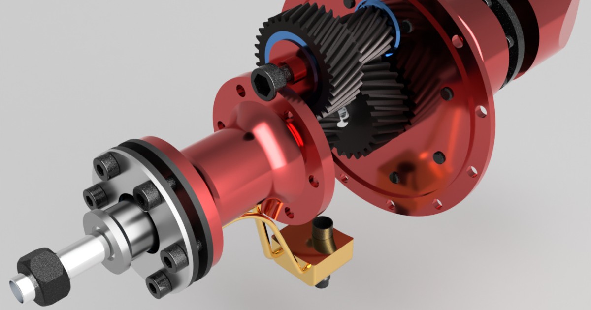 Turbo Propeller Jet Engine | Autodesk Community Gallery