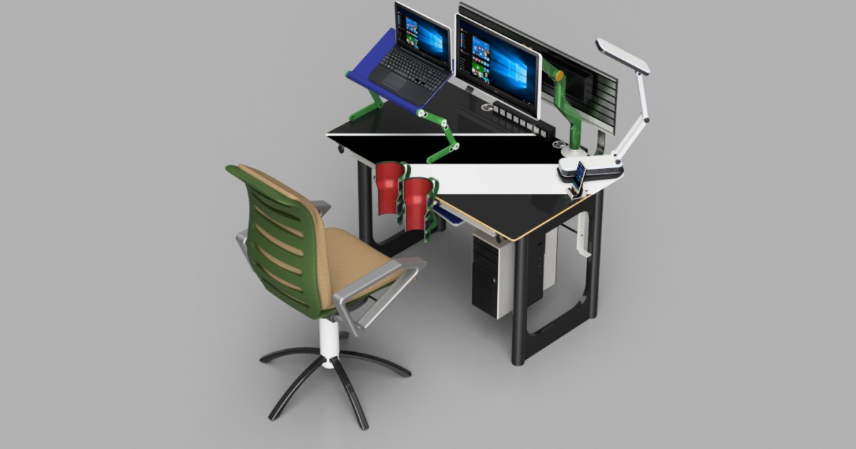 Ergonomic Desk | Autodesk Community Gallery